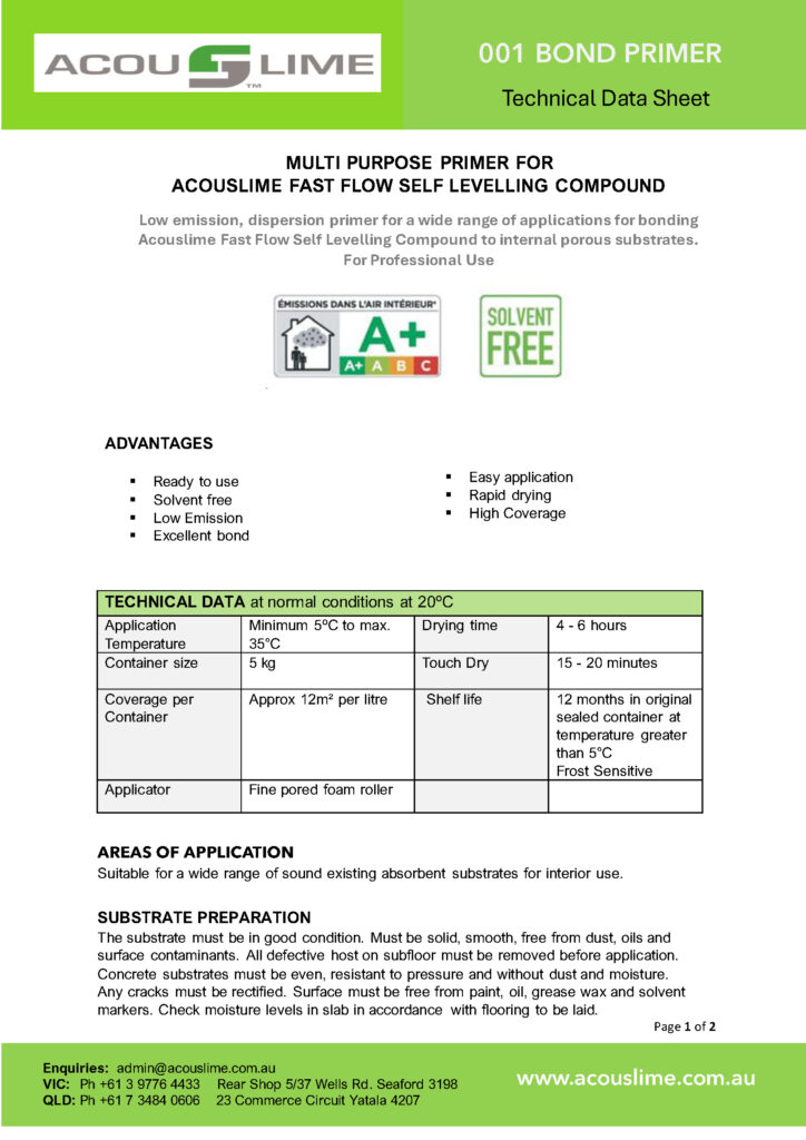 Flooring Adhesive & Subfloor Preparation | Terra Mater